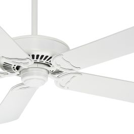 Casablanca 58 Inch Outdoor Snow White Ceiling Fan with Remote Control