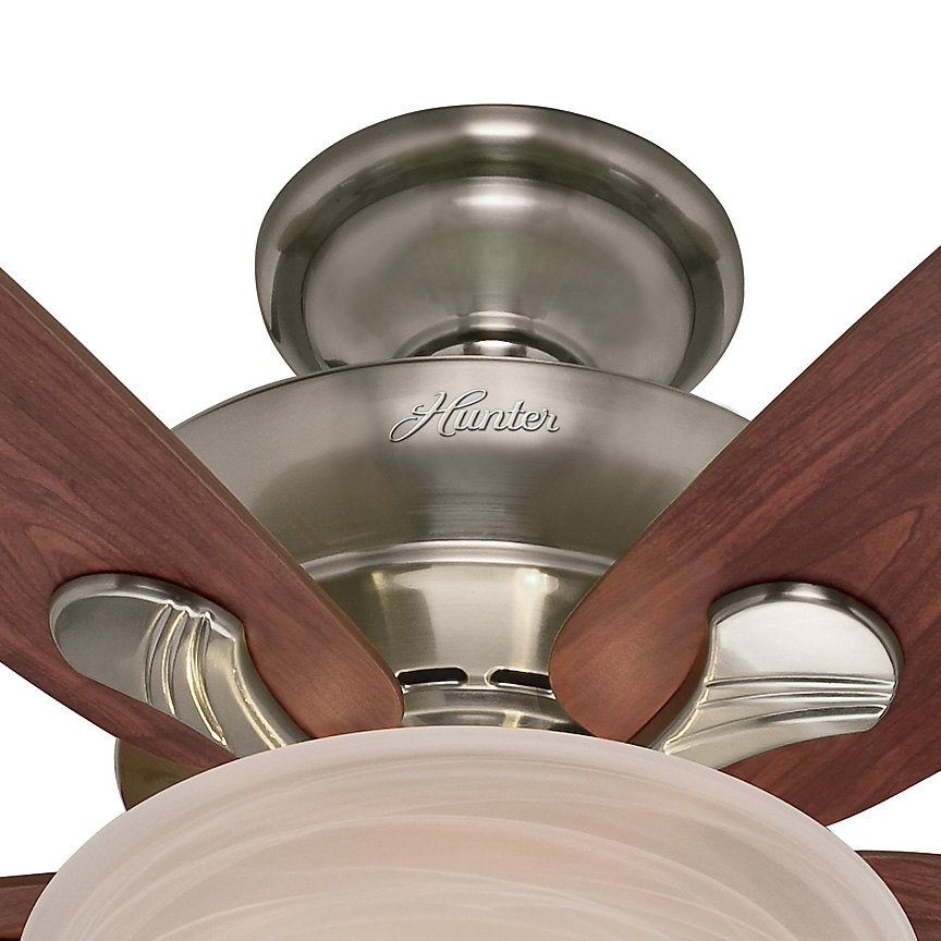 Hunter Regalia 60 In Brushed Nickel Indoor Ceiling Fan With Light Kit ...